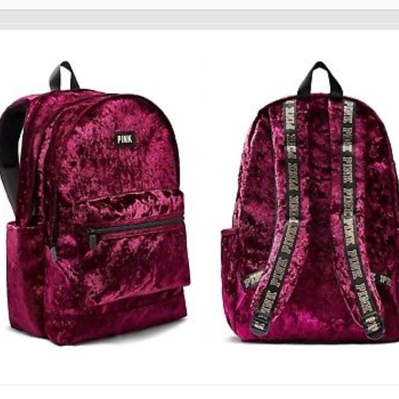 PINK Victoria's Secret | Bags | Last Onevictorias Secret Pink Velvet ...